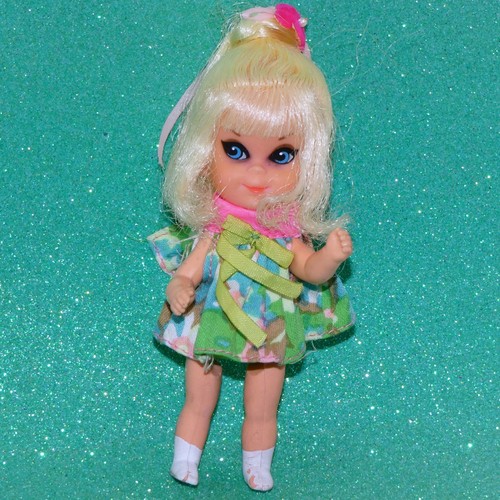 Vintage 1960s Mattel Liddle Kiddles SKEDIDDLE blonde SHIRLEY walking ...