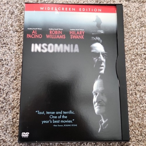INSOMNIA DVD MOVIE, AL PACINO, ROBIN WILLIAMS, HILARY SWANK, MARTIN D Widescreen 85392330720| eBay