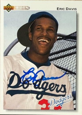 Eric Davis Autographed 1992 Upper Deck #756 | eBay