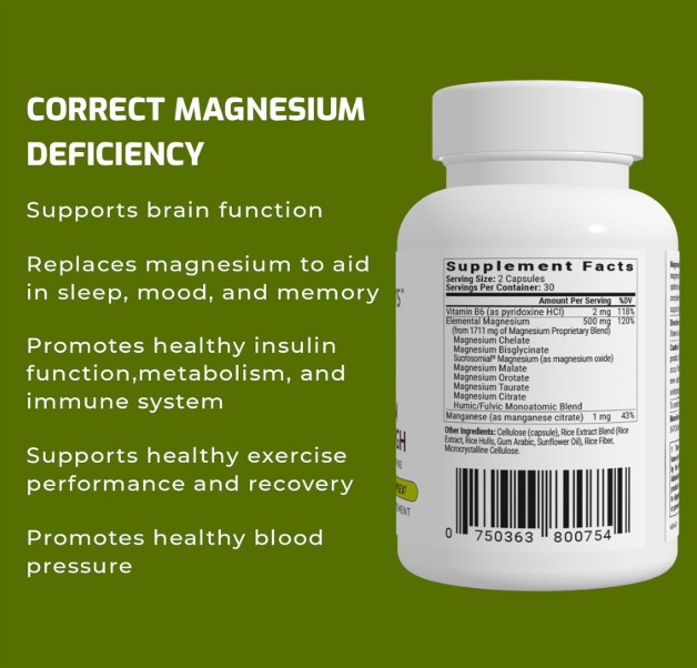 Bioptimizers Magnesium Breakthrough all 7 essential forms - 60 capsules ...