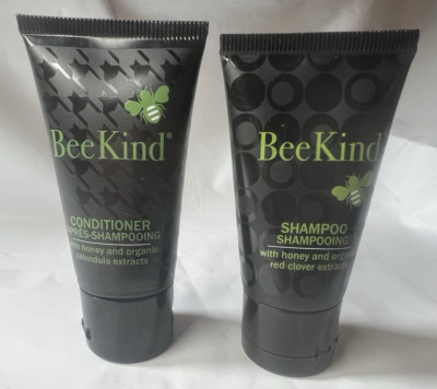 BeeKind Shampoo/Conditioner Duo Set Travel Size 1oz Tubes by Gilchrist ...