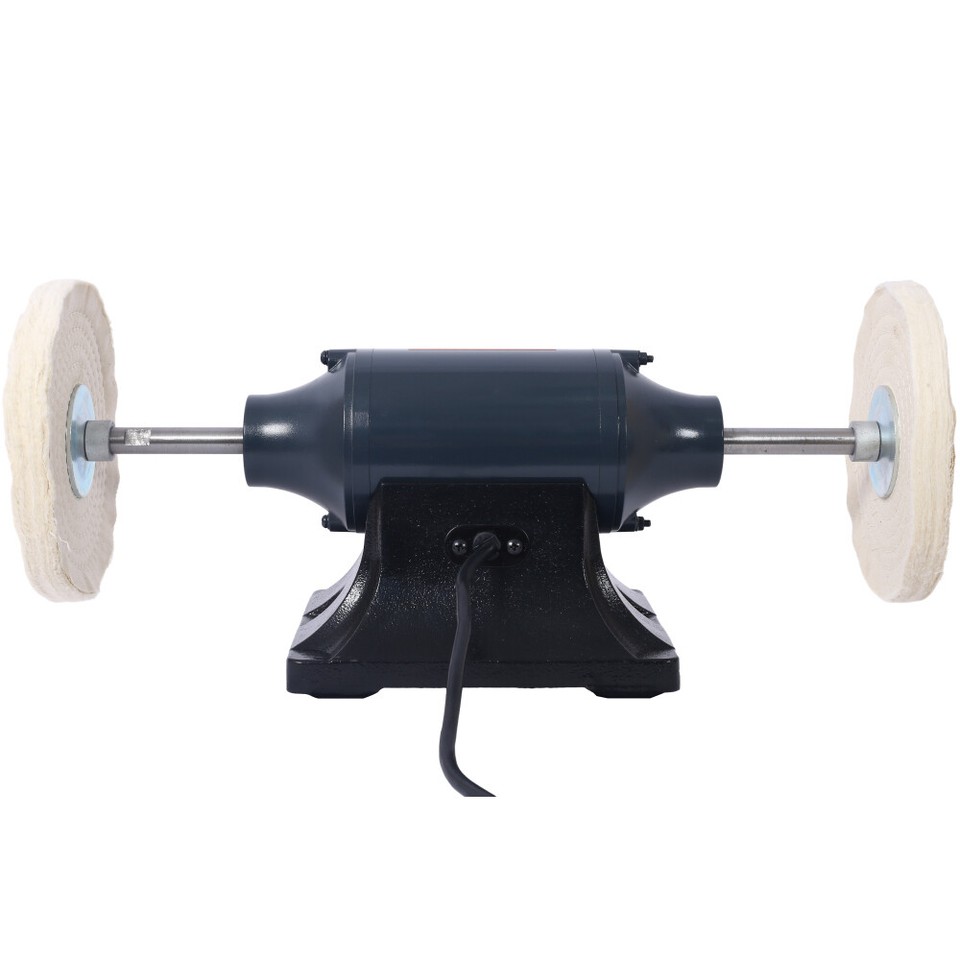 Extra long 8" Electric Polisher Benchtop Buffer Grinder Benchtop ...