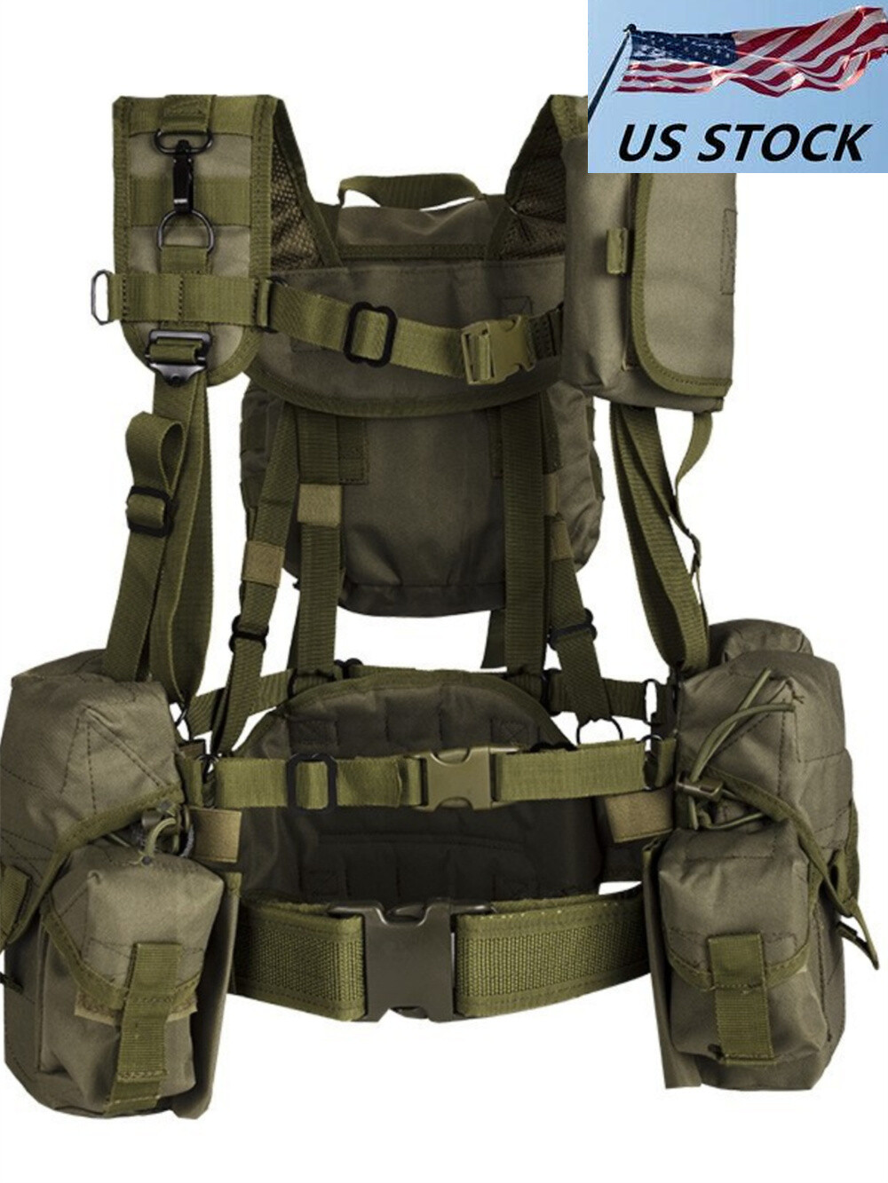 Russian SMERSH M1 Tactical Chest Rig Molle Advanced Tactical Green Set ...