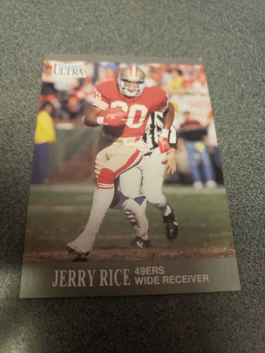 Jerry Rice 1991 Fleer Ultra Football #254 San Francisco 49ers NFL HOF ...