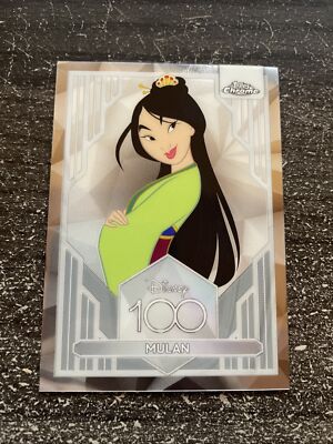 CARTE DISNEY TOPPS CHROME 100 YEARS - #78 MULAN | eBay