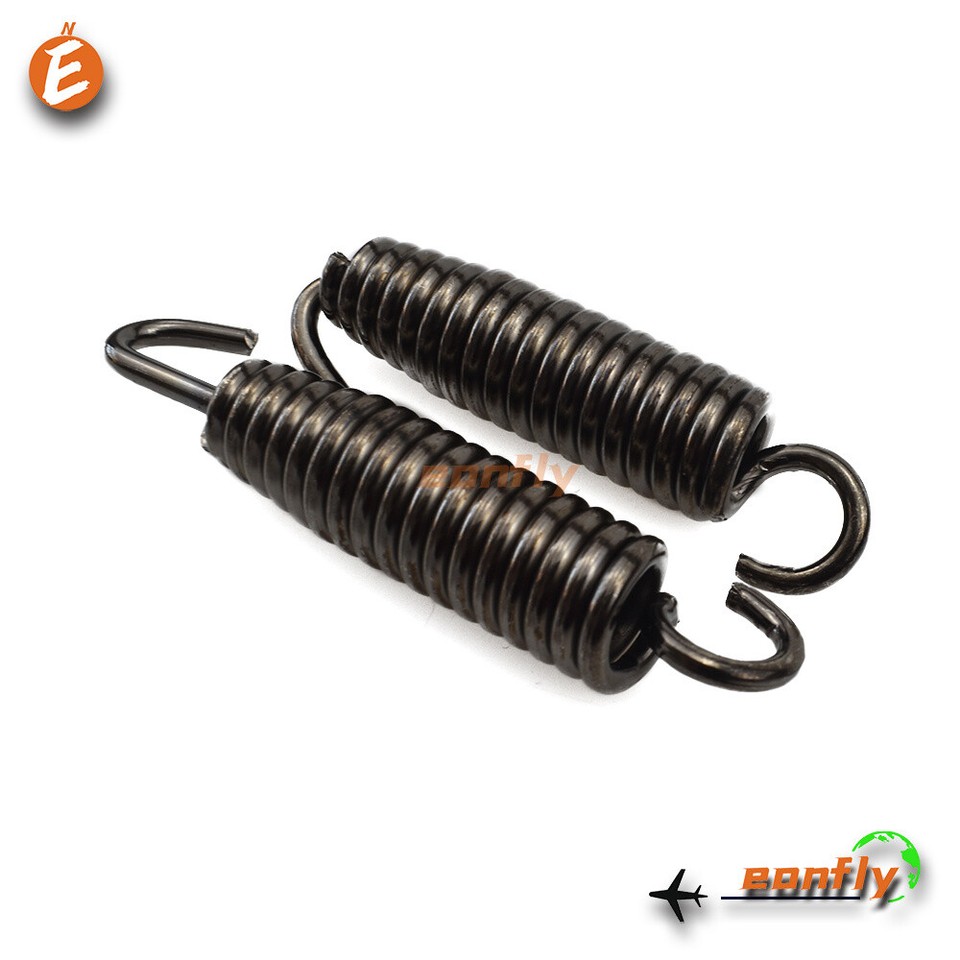 Pair 60mm Nickel Plated Exhaust Spring For Husaberg 450 FE450 2012 2013 ...