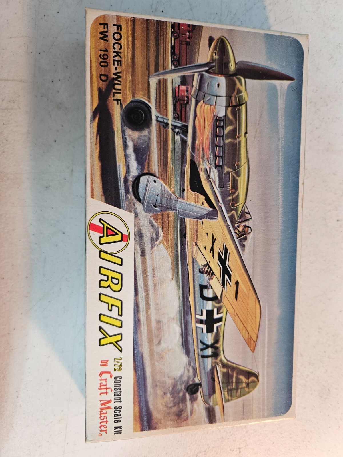 Vintage Airfix-72 FW 190D Focke Wulf 1/72 Scale Model Series 1223-50 ...
