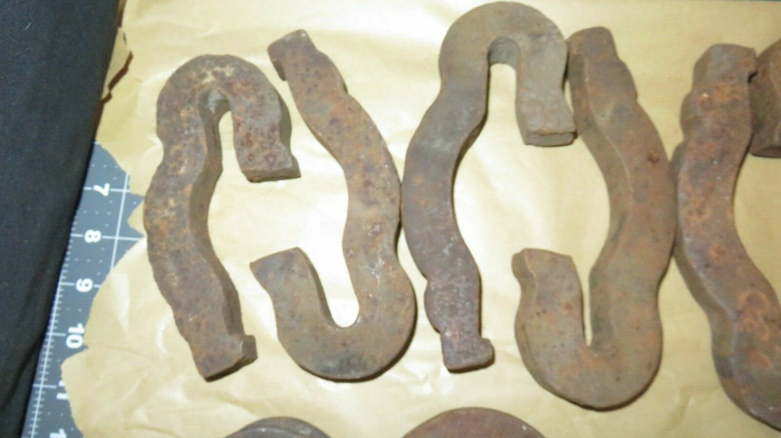 13 Rail anchors railroad track braces barn door handles vintage Gate ...