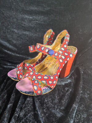 Irregular Choice Red Hot Platform Heels (Mutiny / Size 6) | eBay UK