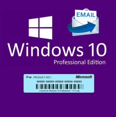 Windows 10 PRO Activation Key, 32/64 Bit | NEW | Email Download | eBay