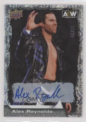 2022 Upper Deck AEW All Elite Wrestling Pyro Auto /25 Alex Reynolds #72 ...