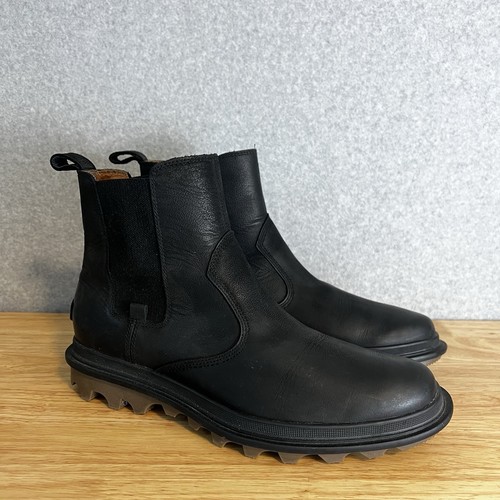 Sorel Carson Chelsea Waterproof Major black Suede Boots Mens Size 10.5 ...