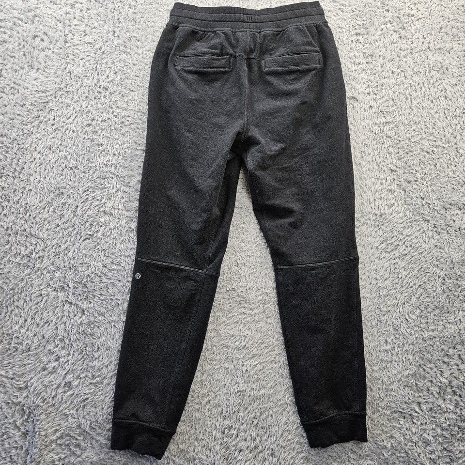 Lululemon Joggers Pants Men Medium Black City Sweat Drawstring Pockets ...