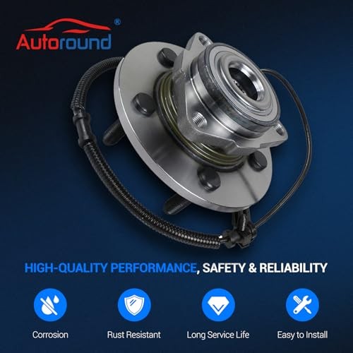 515151 Front Wheel Bearing and Hub Assembly Compatible with Ram 1500 ...