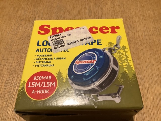 Spencer Loggers Forestry Measuring Tape With Type A- Hook Automatic ...