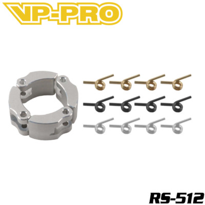VP-PRO RS-512 Aluminum 4 Clutch Shoes + Springs Nitro RC Car Truck ...