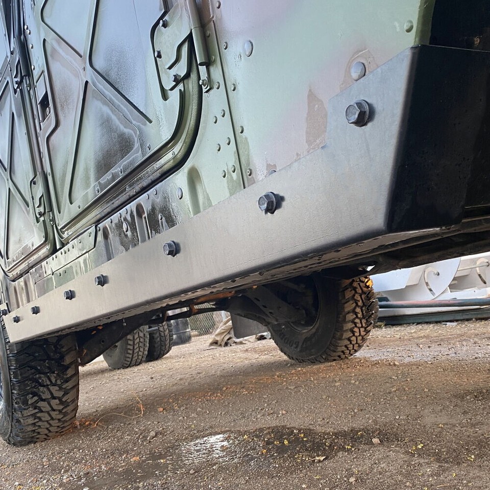 Jack Rails Hummer H1 M998 M1123 GMV Jack Rails Rock Sliders Set of 2 ...