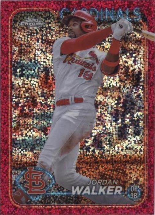 2024 Topps Chrome - Jordan Walker #212 Magenta Speckle Refractor /350 ...