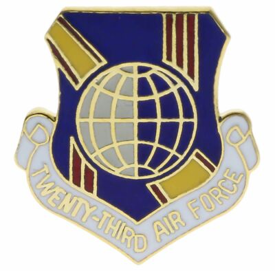 23rd Twenty-third Air Force 23 AF AFSOC Hat or Lapel Pin H1469 F5D24A ...