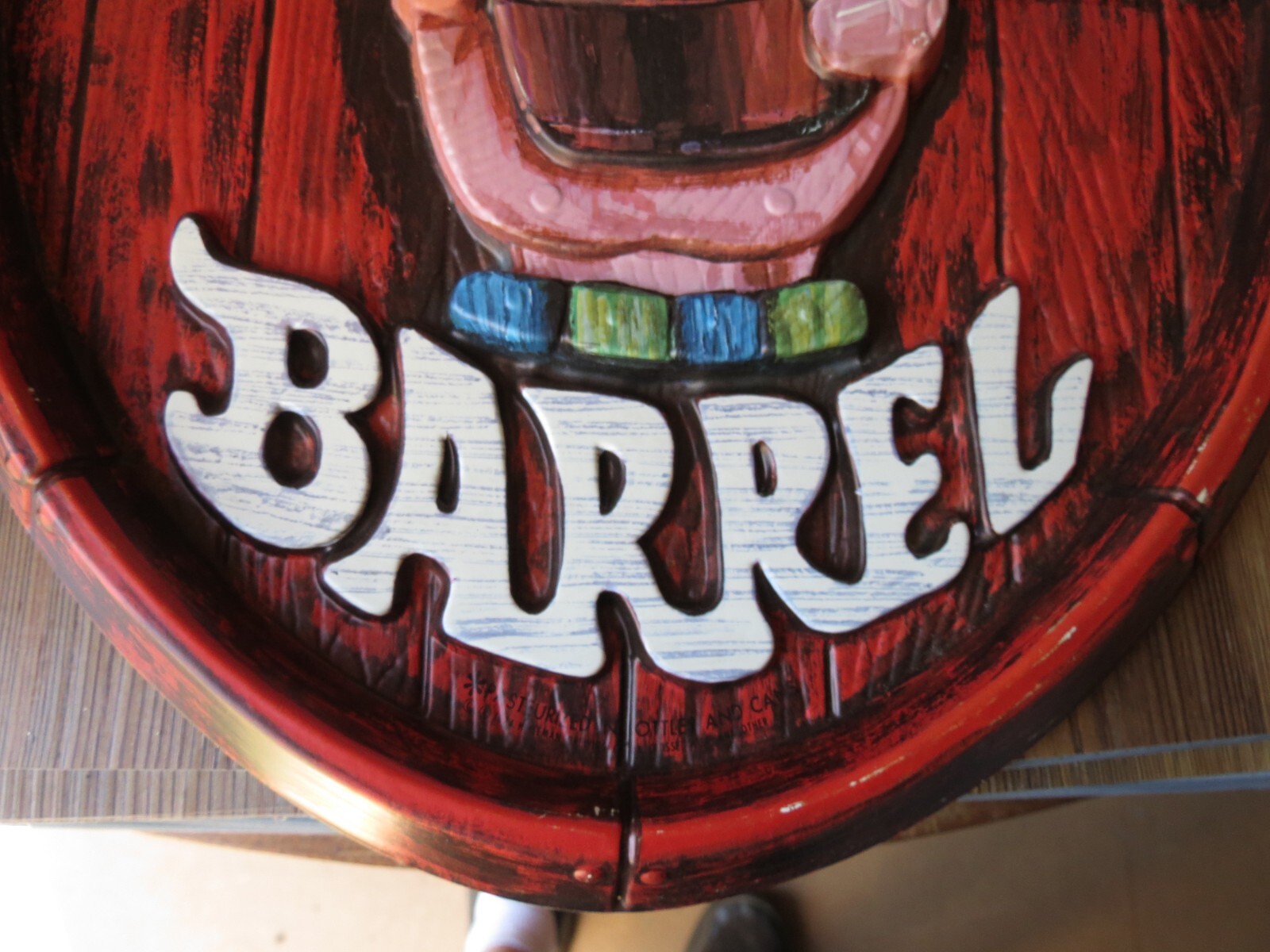 VINTAGE BLATZ BEER VACUFORM "BUY THE BARREL" SIGN | eBay