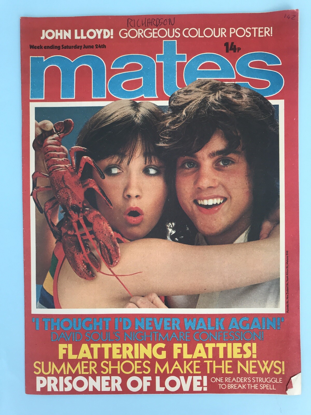 Mates Magazine 24 June 1978 24/06/1978. John Lloyd | eBay