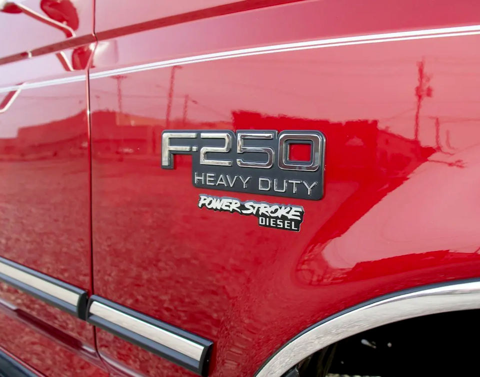 7.3L Powerstroke Diesel Fender Emblems Pair 1995-1997 Ford F250 F350 ...