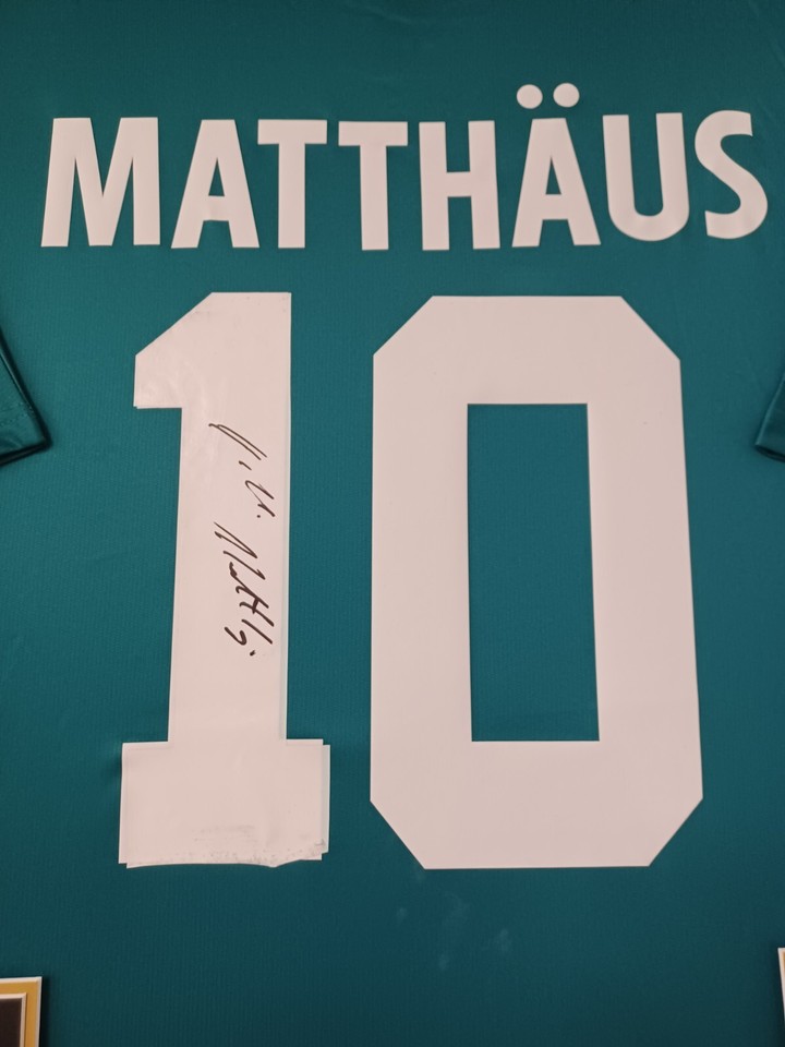 GERMANY Framed Lothar Matthaus Signed Shirt Autographed Jersey with COA ...