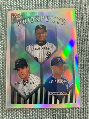 1999 Topps Chrome Prospects Refractor Rookie Card RC-Mike Lowell-Carlos ...