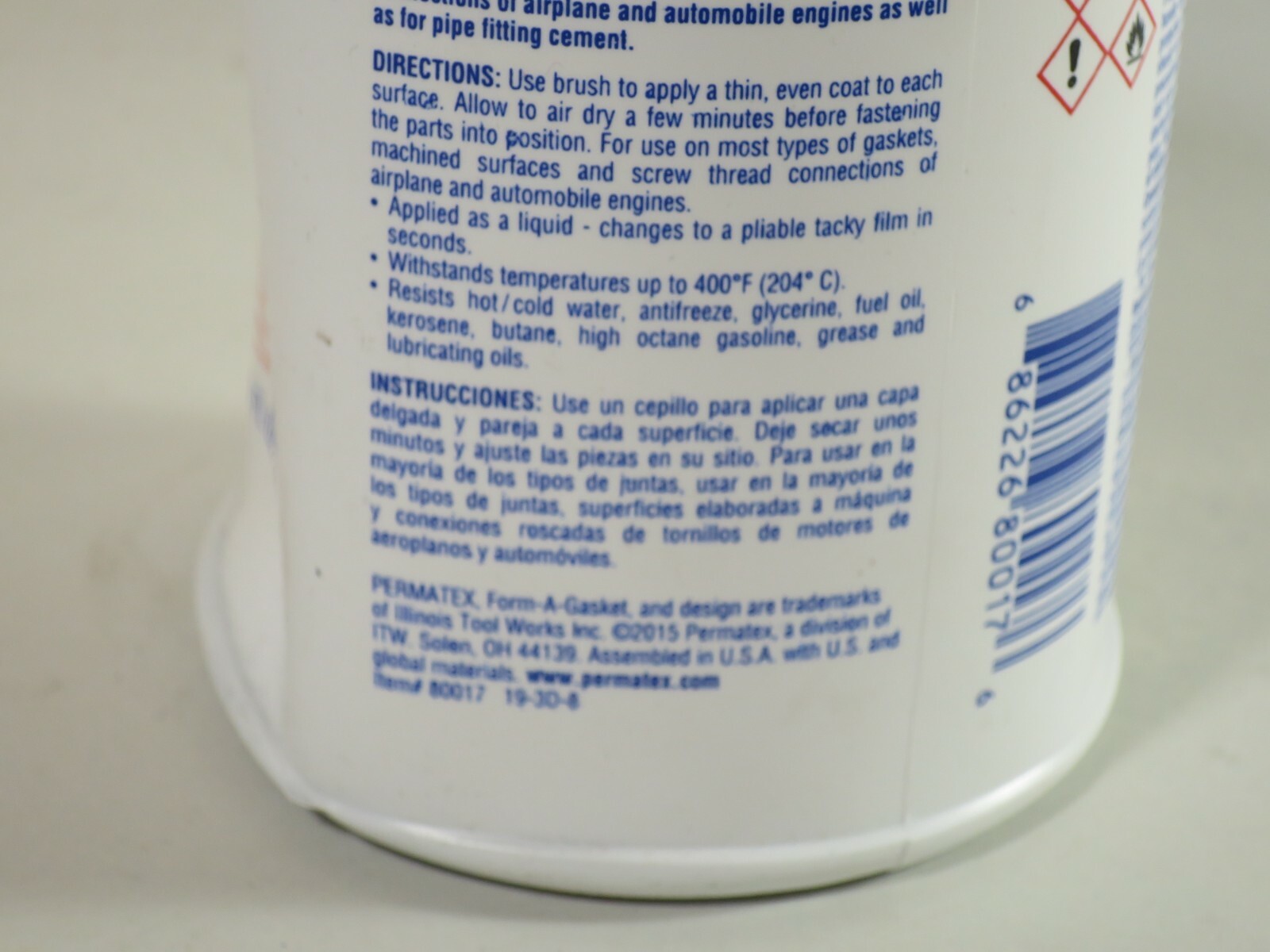 Aviation Form-A Gasket Sealant Liquid Permatex 80017 16oz | eBay