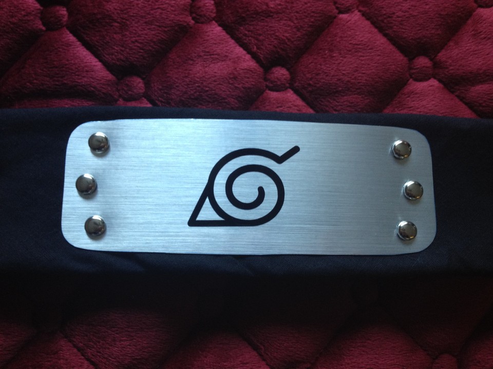 BEST NARUTO HEADBAND Forehead Protector looks like Naruto Anime Cosplay ...
