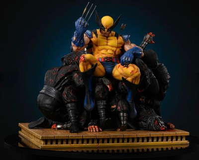 Marvel JIM LEE Wolverine VS Ninjas 1:4 Statue Diorama NIB RARE+ ...