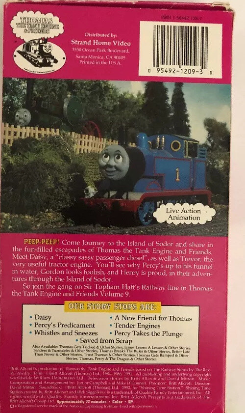Thomas The Tank Engine And Friends Vhs Ebay