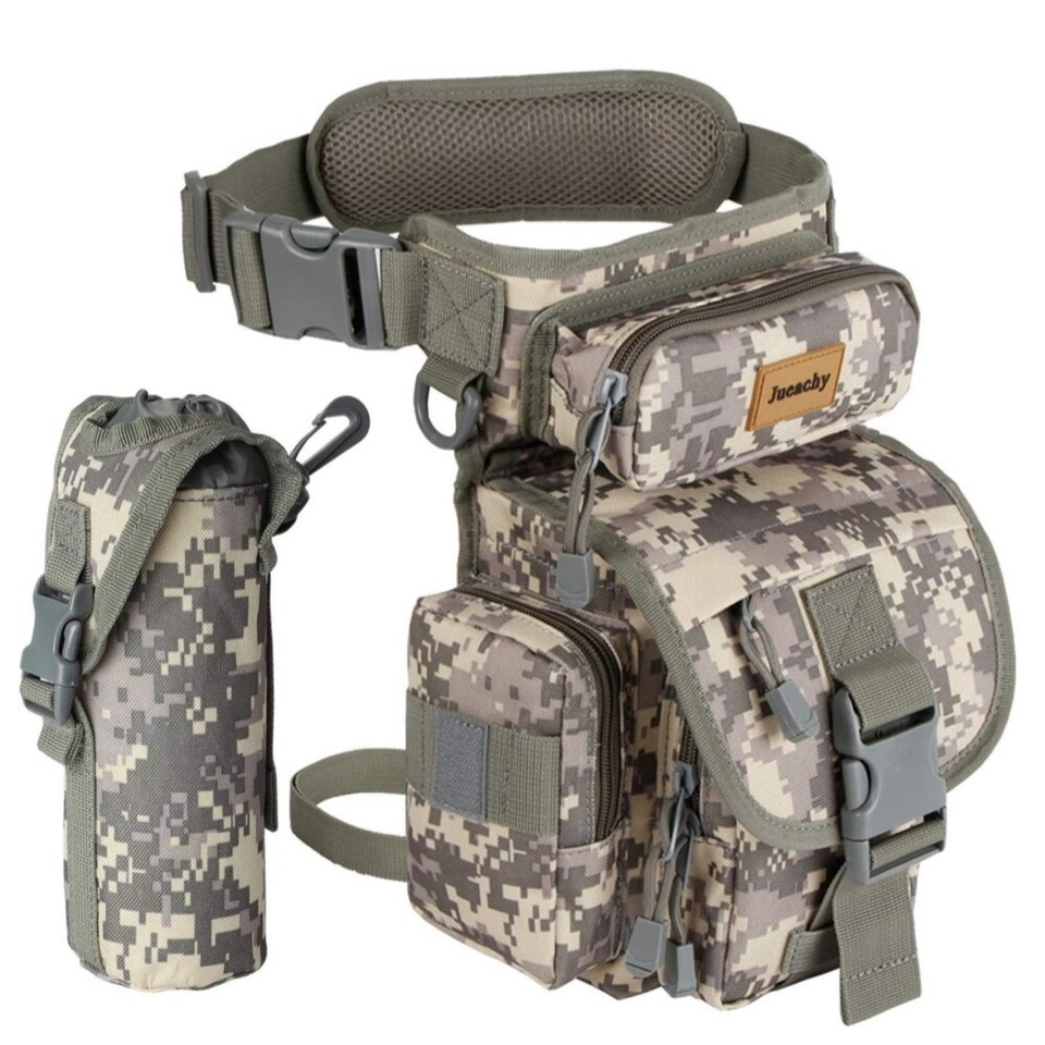 Military Tactical Drop Leg Bag Tool Thigh Pack Leg Rig Utility Pouch ...