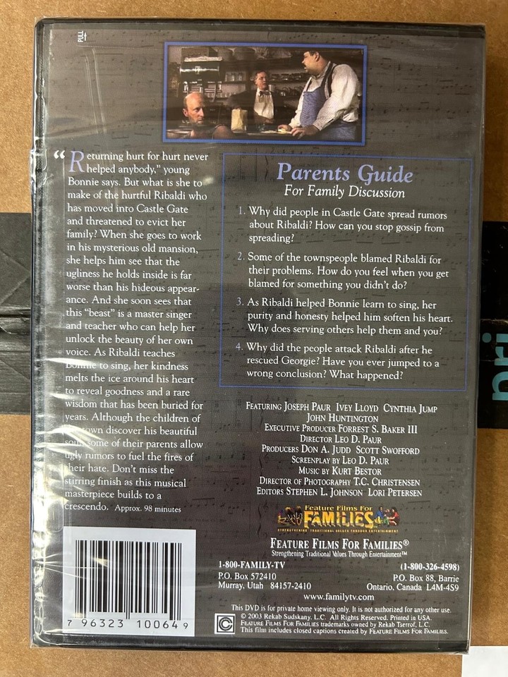 Rigoletto (DVD, 2004) Feature Films for Families 1993 Musical Fantasy ...