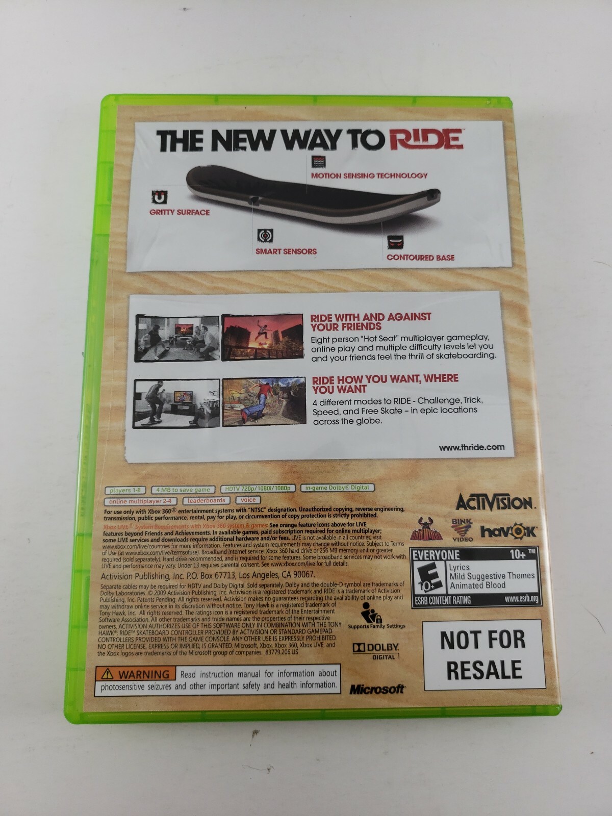 Tony Hawk Ride Xbox 360 Game Complete | eBay