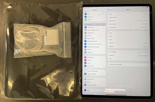 New 2024 Apple iPad Air 13-inch M2 6th Gen 128GB-Space Gray- FAIR ...