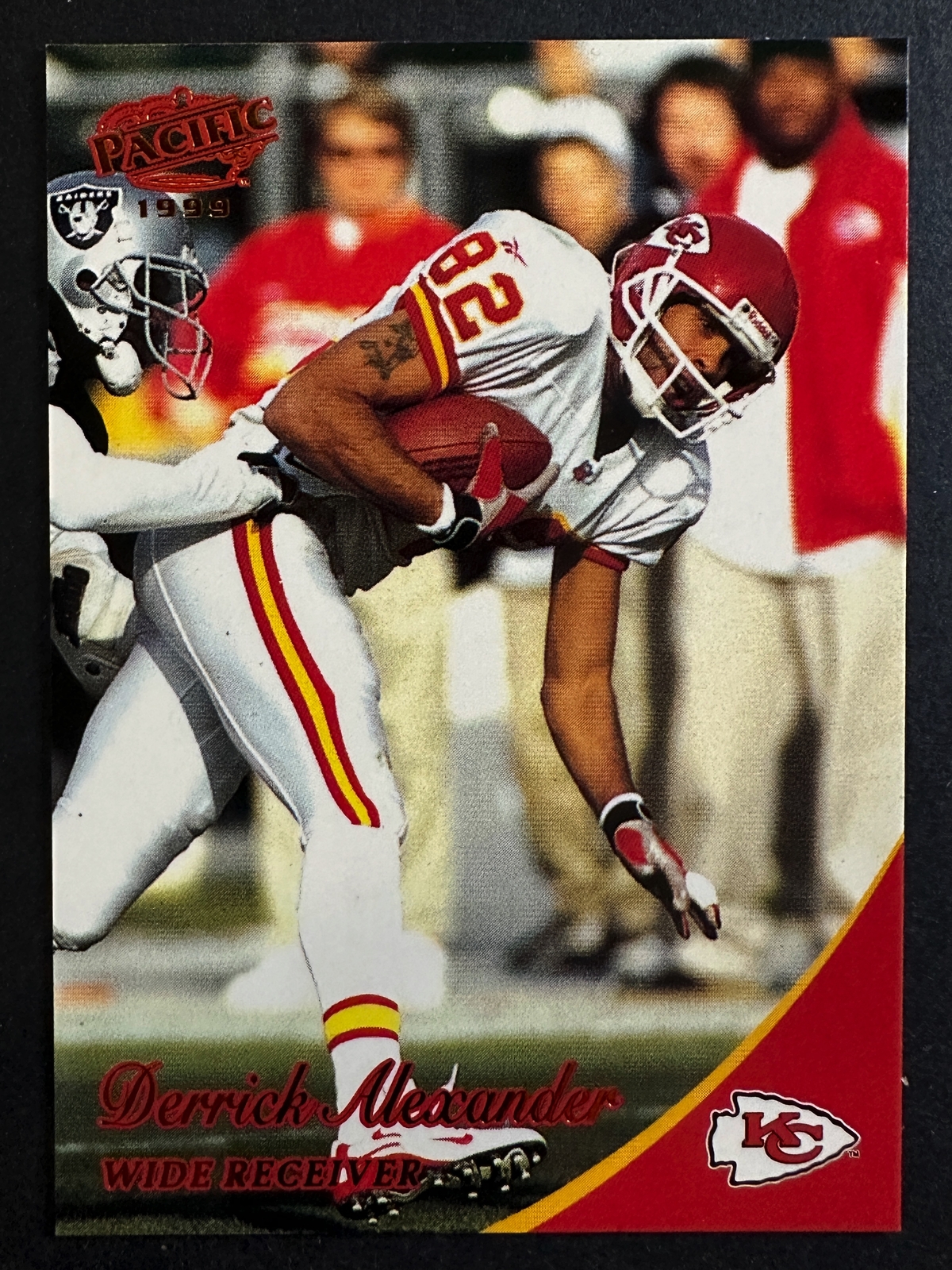 Derrick Alexander WR 1999 Pacific Football Copper /99 Kansas City ...
