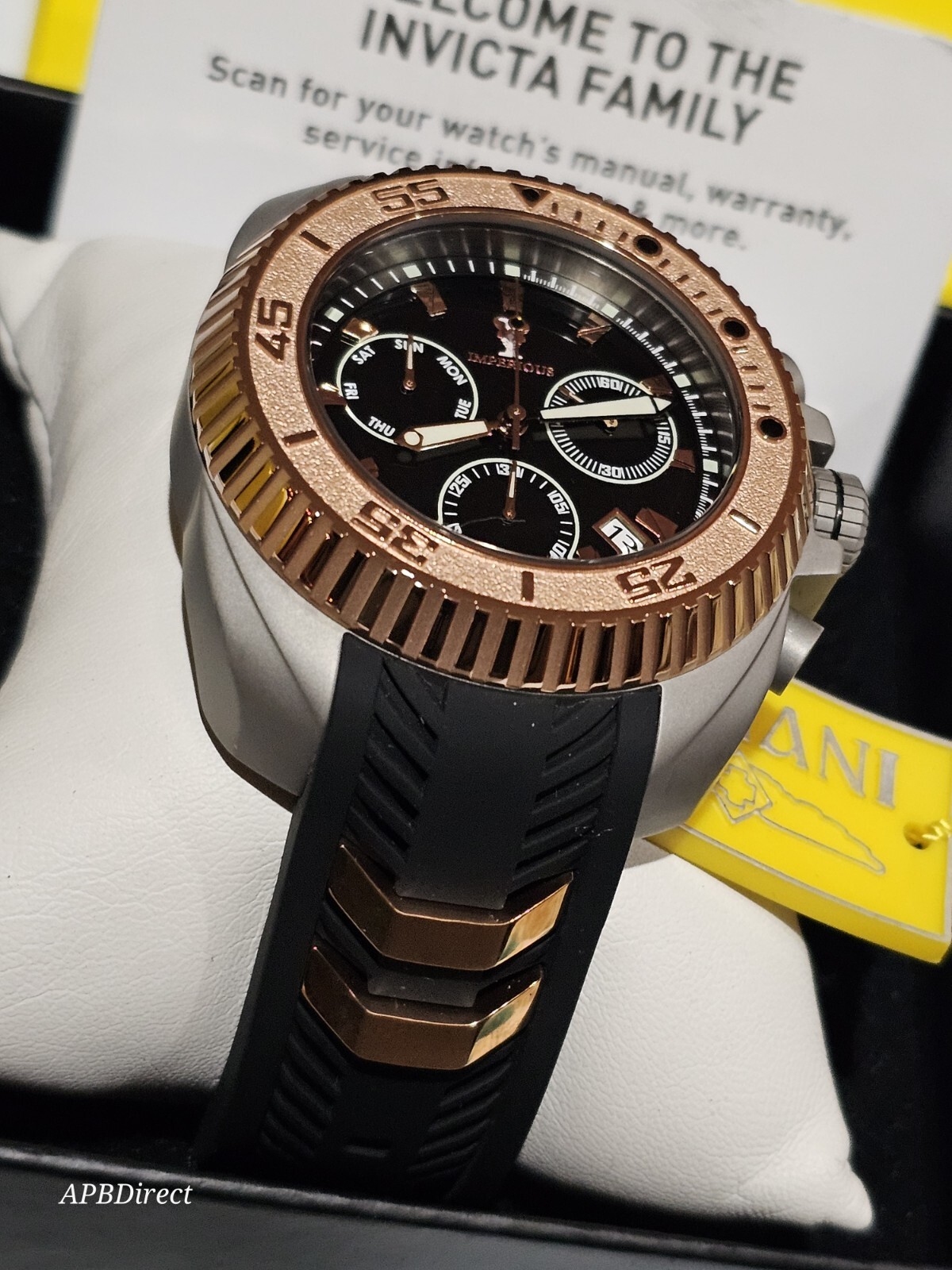 Invicta - IMPERIOUS- Gear Head - Swiss Z60 Chronograph Quartz - mens ...