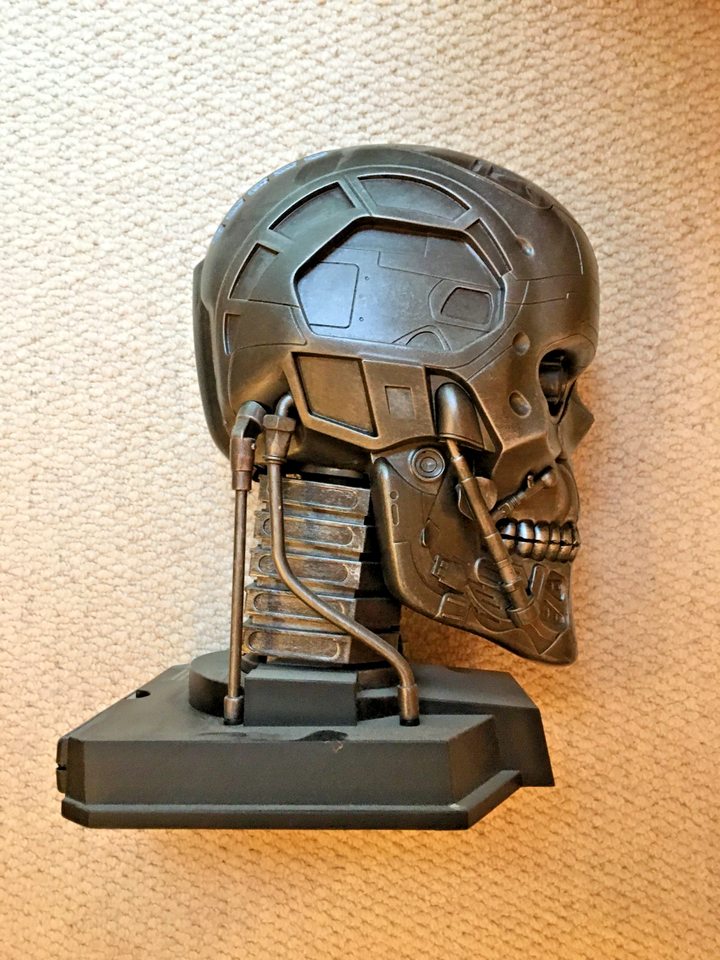 Terminator Salvation BluRay Limited T-600 Skull Head Endoskeleton ...