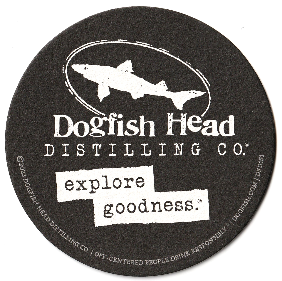 Dogfish Head Distilling Co Bar Coaster Milton DE | eBay