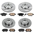 37OEREP78 Sure Stop Brake Disc and Pad Kits 4-Wheel Set Front & Rear ...