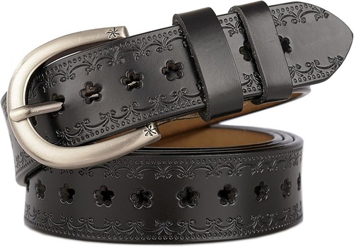 Women-Leather-Belt for Jeans Pants Adjustable-Fashion-Casual-Waist ...