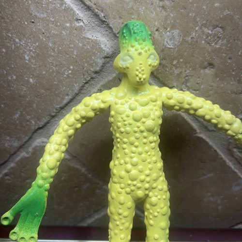 Vintage UFO Files Bendable Alien Action Figure Toy 1996 M.T Glow In The ...