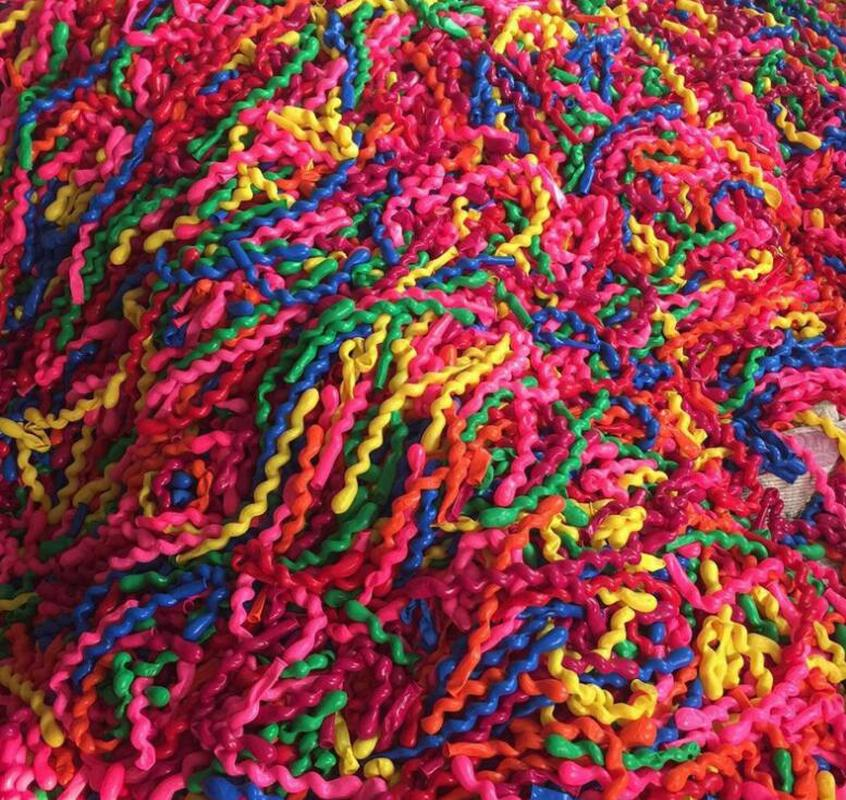 100 Pack Spiral Balloons - Balloon Shape Wavy Curly Wiggly Long Party ...