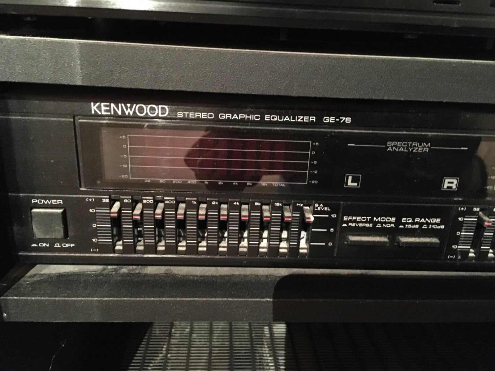 Pre-owned Kenwood Stereo 6 Component Rack System with Stand Vintage ...