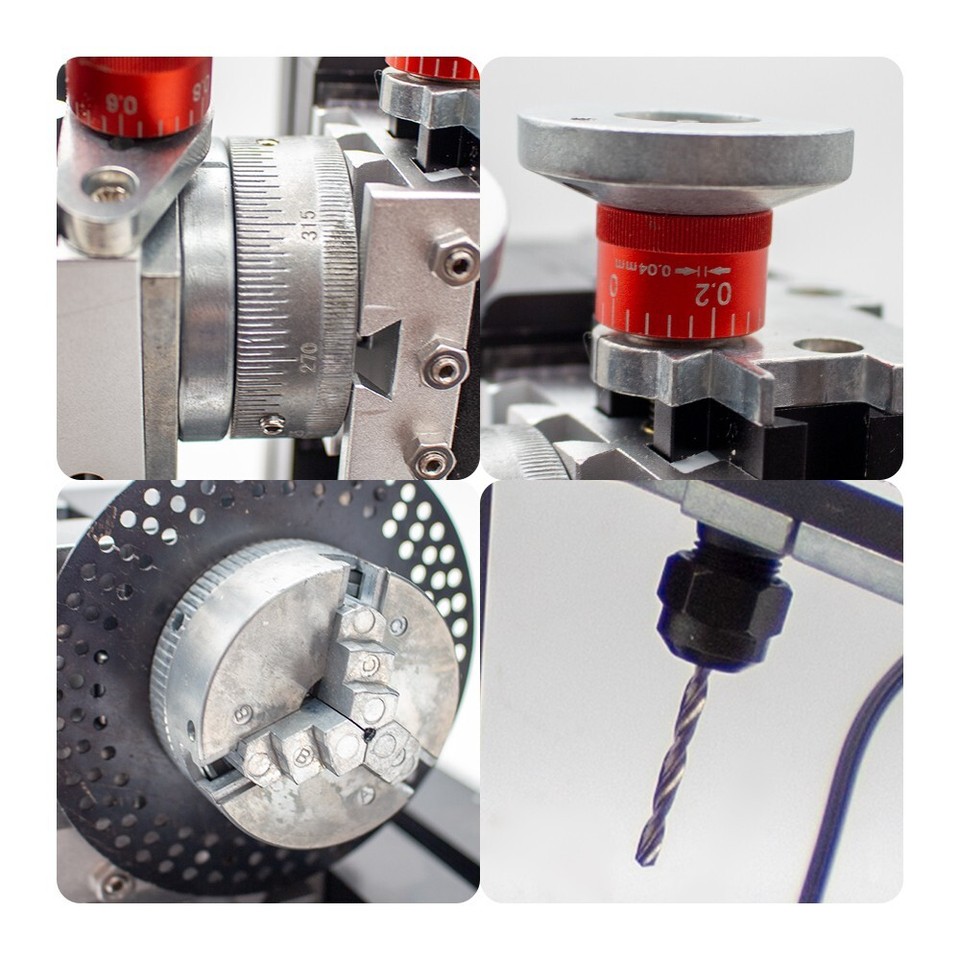 Metal Indexing Milling Machine DIY 6 Axis Drilling Milling Machine ...