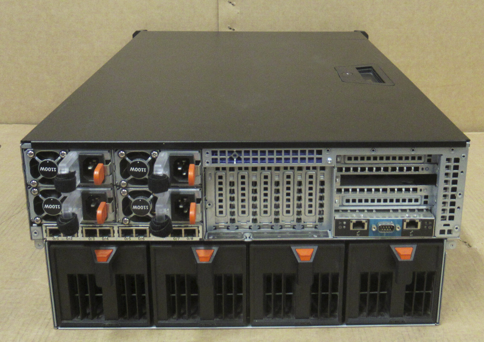 Dell PowerEdge VRTX for blade servers 9.6TB HDD 1x Perc8 4x 1100W PSU ...