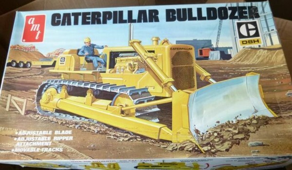 AMT Caterpillar D8h Bulldozer Kit 1 25 for sale online | eBay