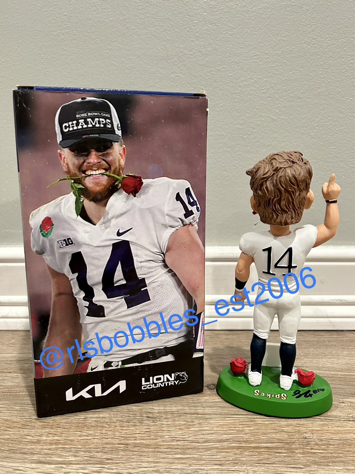 AUTOGRAPHED Sean Clifford State College Spikes Bobblehead SGA 7-15-23 ...