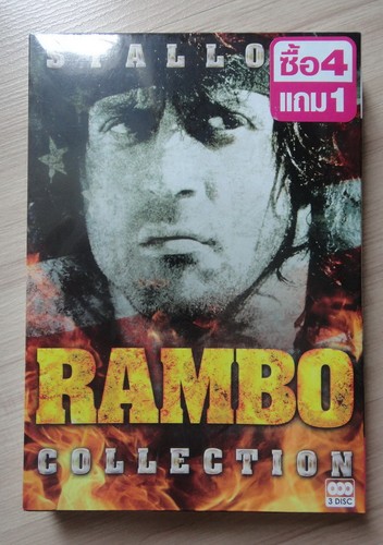 RAMBO TRILOGY 1-3 Collection Box Set Sylvester Stallone Movie Thailand ...